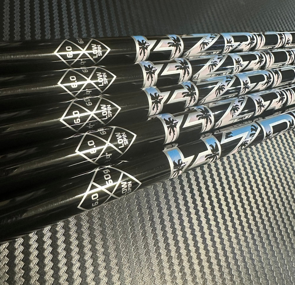 JD's Clubs - Limited Edition HZRDUS GEN4 Black Palm Tree Crew Edition Shaft
